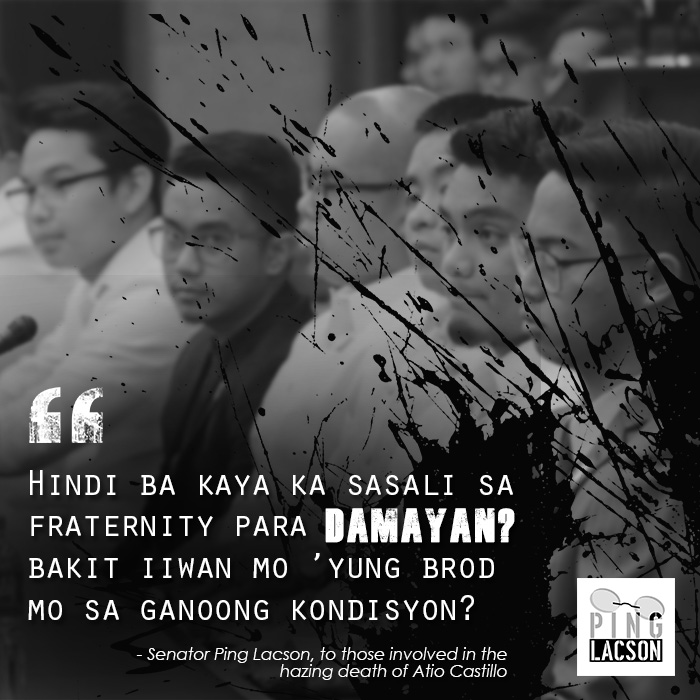 Pero sa panghihikayat, taimtim at matatag na kapatiran ang pangako ng ...