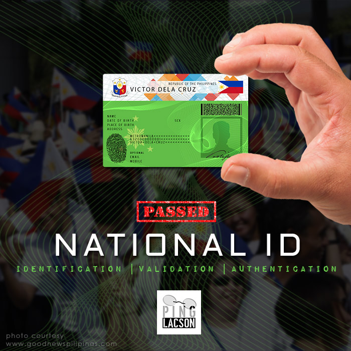 National ID: Mapapadali ang transaksyon sa pampubliko at maging sa mga ...