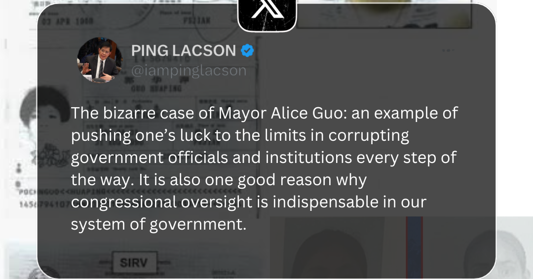 The Bizarre Case of Mayor Alice Guo - PING LACSON